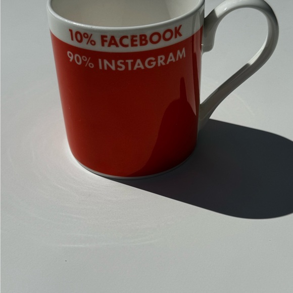 Kitchen | Orange Social Media Mug Facebook Instagram | Poshmark